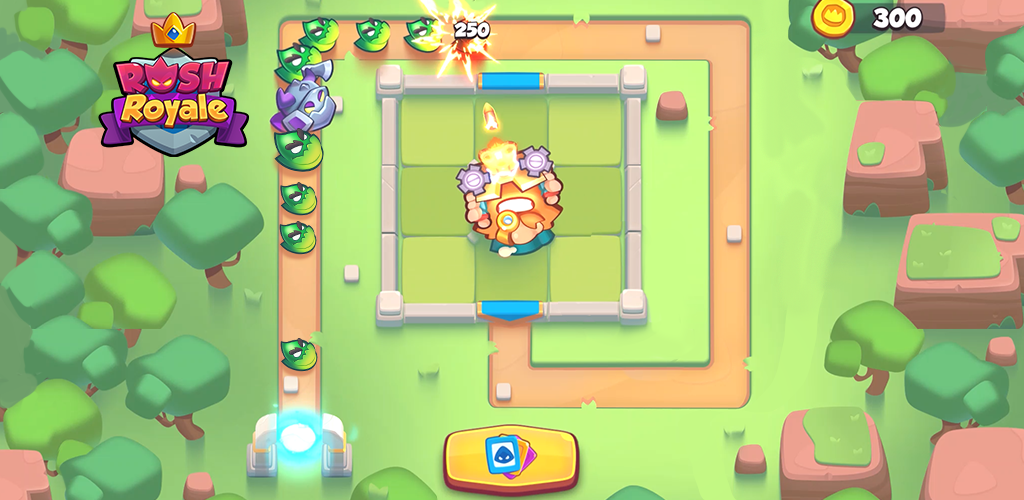 Jouez à Rush Royale: Tower Defense TD sur PC, le tour est joué, pas à pas!